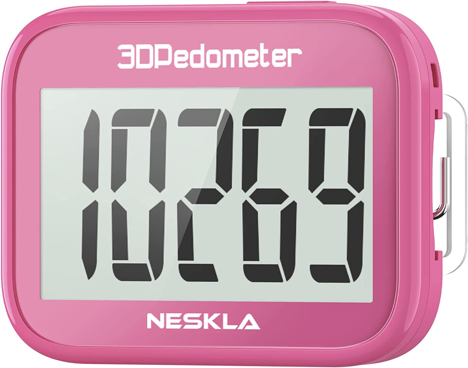 3D Pedometer for Walking, Simple Step Counter for Walking with Large ...